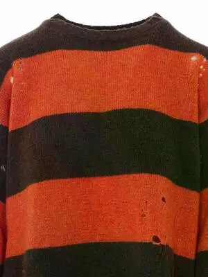 ANIYE BY Lilith Distressed-knit Wool Sweater