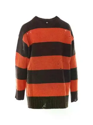 ANIYE BY Lilith Distressed-knit Sweater