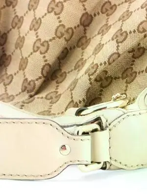 Gucci Sukey Gg Canvas With Leather Medium Hobo Bag