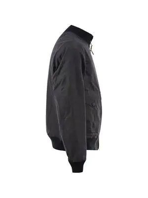 CECCARELLI Waxed Cotton Bomber Jacket