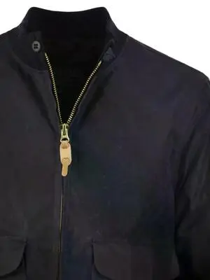 CECCARELLI Waxed Cotton Bomber Jacket