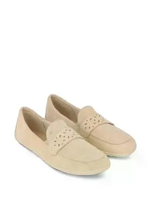 Be Lenka Laser-cut Suede Loafers