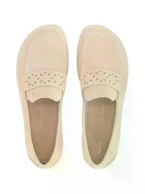 Be Lenka Suede Laser-cut Loafers