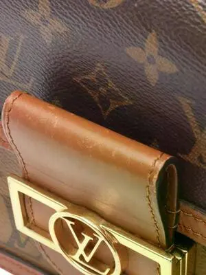 LOUIS VUITTON 2020 Monogram Reverse Mini Dauphine Satchel