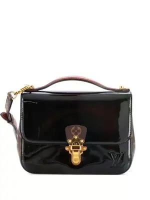 LOUIS VUITTON Cherrywood Vernis Monogram Canvas Bb Shoulder Bag