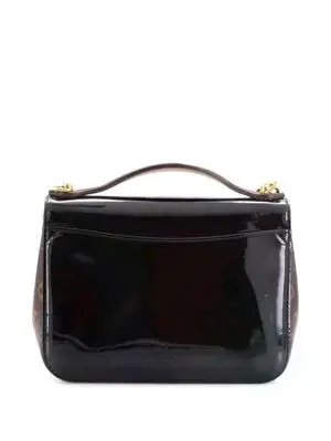 LOUIS VUITTON Cherrywood Vernis Monogram Canvas Bb Shoulder Bag