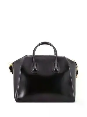 Givenchy Antigona Glazed Leather Medium Satchel - Black