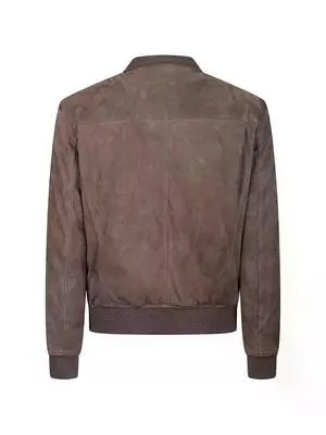 STEWART Suede Bomber Jacket