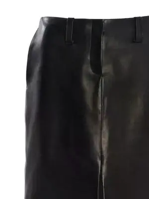 Brandon Maxwell Lex Leather Pencil Skirt