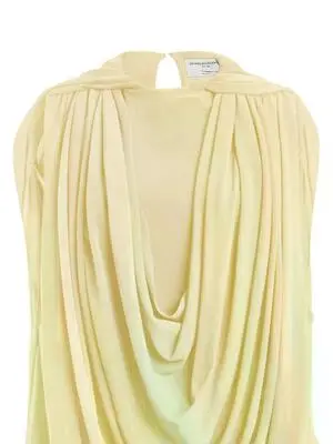 Brandon Maxwell Astor Draped Top