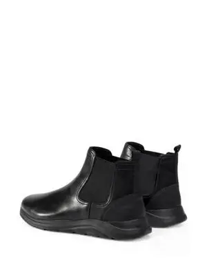 Geox Elasticated-panel Leather Boots