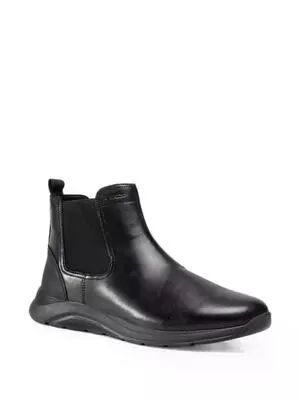 Geox Elasticated-panel Leather Boots