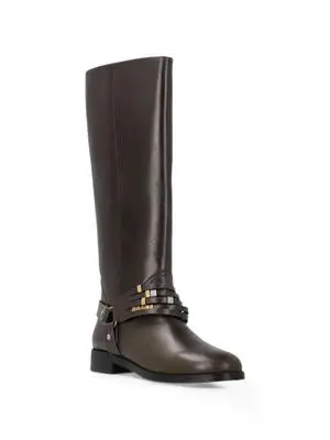 Pinko Logo-plaque Buckled Boots