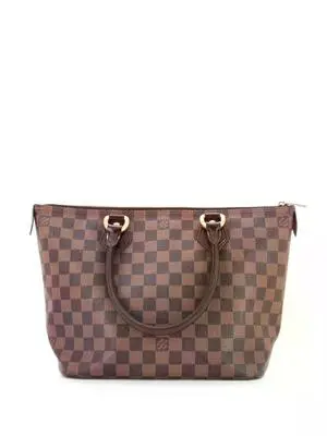 LOUIS VUITTON Saleya Handbag Damier Pm Tote Bag - Brown