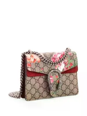 Gucci Dionysus Blooms Print Gg Coated Canvas Mini Shoulder Bag