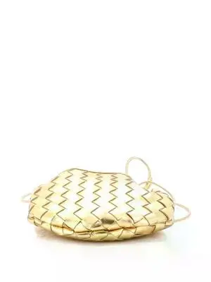 Bottega Veneta Intrecciato Nappa Mini Satchel - Gold