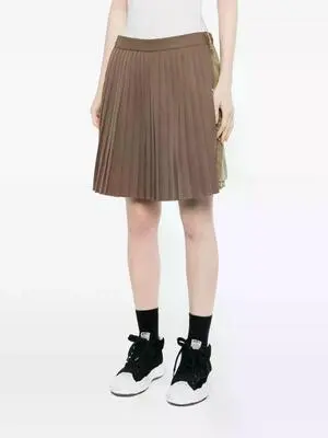 Mihara Yasuhiro Pleated Panelled Skirt