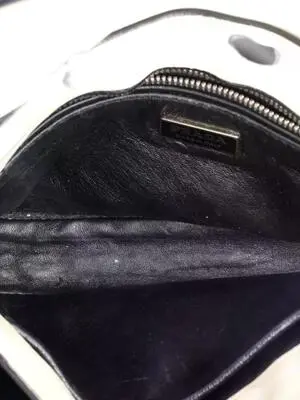 Prada Arcade Chain Flap Bag Glace Calf Shoulder Bag