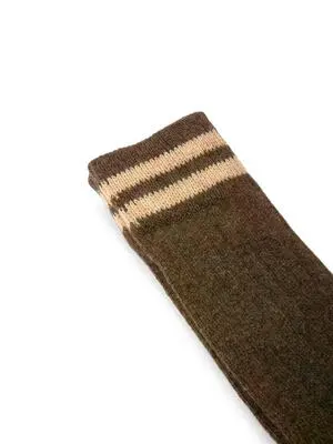 ECOALF Logo-print Striped Socks