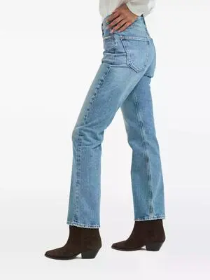 AGOLDE Distressed Straight-leg Jeans