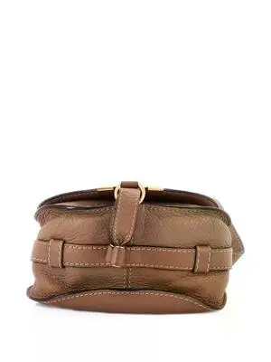 Chloé Marcie Leather Small Crossbody Bag - Brown