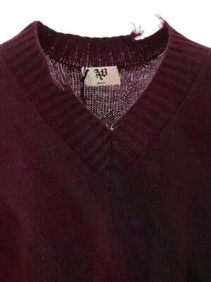 ANIYE BY Distressed V-neck Sweater