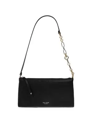 Kate Spade New York Mini Fling Leather Shoulder Bag - Black