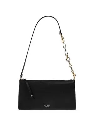 Kate Spade New York Mini Fling Leather Shoulder Bag - Black
