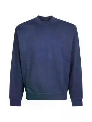 ARTE ANTWERP City Logo-print Crew-neck Sweater - Blue