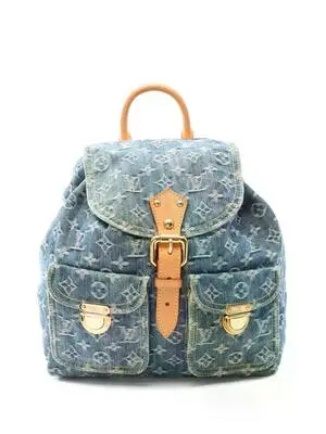LOUIS VUITTON 2006 Monogram Denim Sac A Dos Gm Backpack