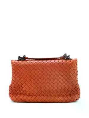 Bottega Veneta Intrecciato Nappa Cross Body Bag - Brown
