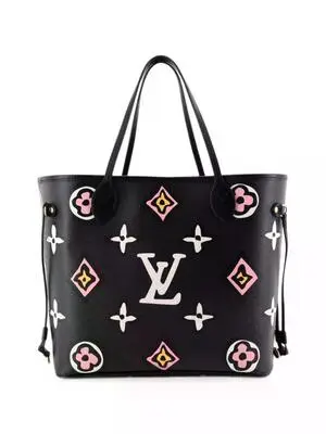 LOUIS VUITTON Neverfull Nm Wild At Heart Monogram Giant Mm Tote Bag - Black