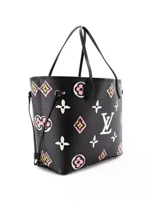 LOUIS VUITTON Neverfull Nm Wild At Heart Monogram Giant Mm Tote Bag - Black