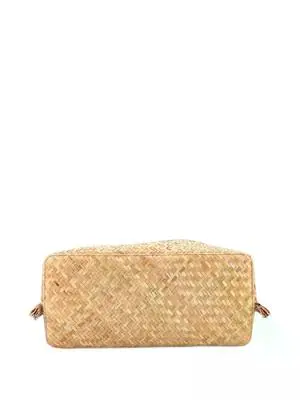 Valentino Garavani Vlogo Escape Straw Medium Tote Bag
