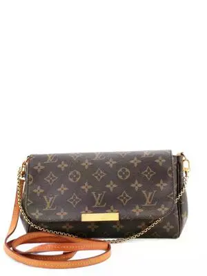 LOUIS VUITTON Favorite Handbag Monogram Canvas Pm Clutch Bag - Brown