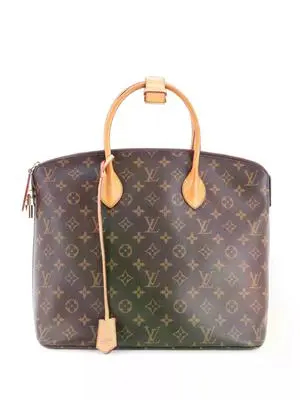 LOUIS VUITTON Lockit Nm Handbag Monogram Canvas Mm Tote Bag - Brown