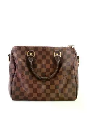 LOUIS VUITTON Speedy Bandouliere Bag Damier 25 Satchel - Brown