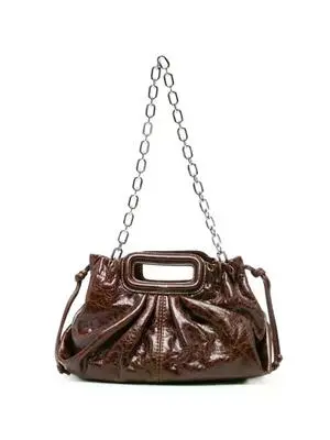 Maje Crinkled-effect Chain-link Tote Bag