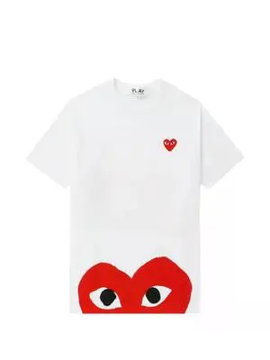 Comme Des Garçons Graphic-print Short-sleeve T-shirt - White
