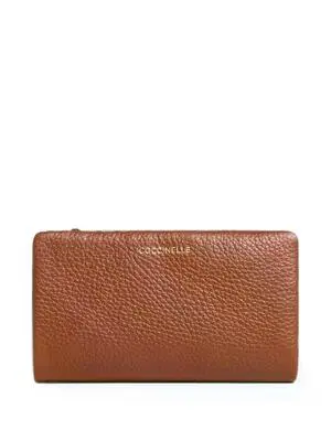 COCCINELLE C-me Grained Leather Wallet - Brown