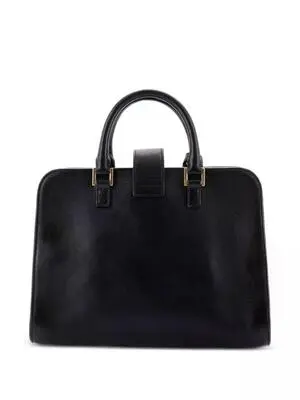 Saint Laurent Monogram Cabas Leather Baby Satchel