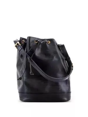 LOUIS VUITTON Petit Noe Nm Handbag Epi Leather Bucket Bag - Black