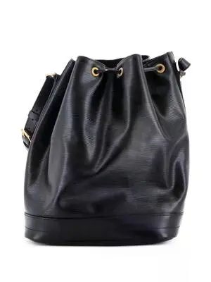LOUIS VUITTON Petit Noe Nm Handbag Epi Leather Bucket Bag - Black