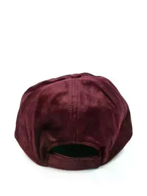 AUTRY Logo-embroidered Velvet Baseball Cap