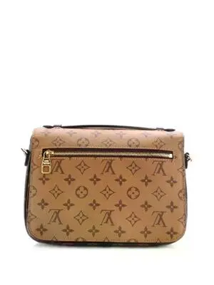 LOUIS VUITTON Pochette Metis Reverse Monogram Canvas Crossbody Bag - Brown