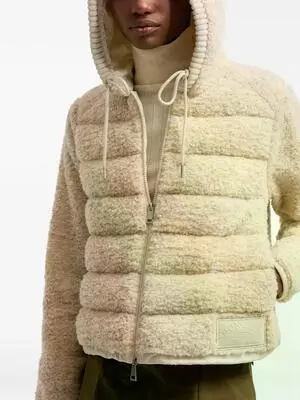 Moncler Teddy Padded Zip-up Hoodie