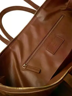 Marsèll 4 In Orizzontale Suede-finish Logo-debossed Tote Bag