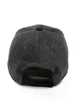 AUTRY Logo-embroidered Corduroy-brim Cap