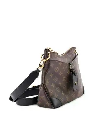 LOUIS VUITTON Odeon Nm Monogram Canvas Pm Crossbody Bag - Black