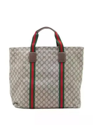Gucci Gg Supreme Web Tote Bag